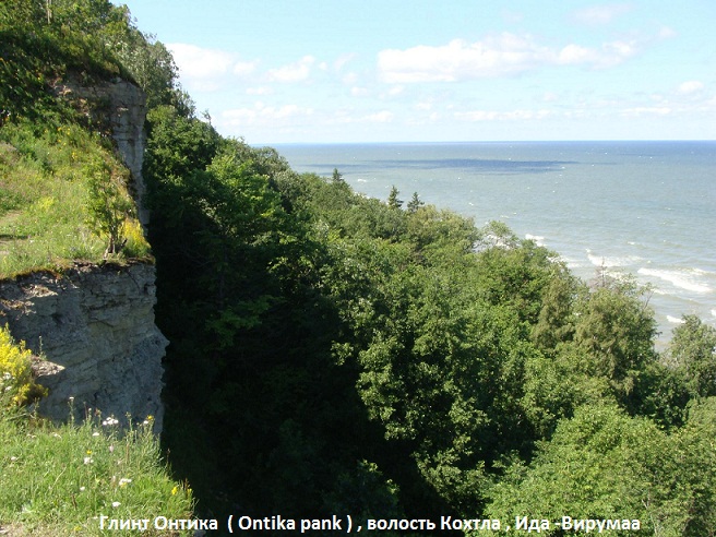 Ontika Limestone cliff - Valaste