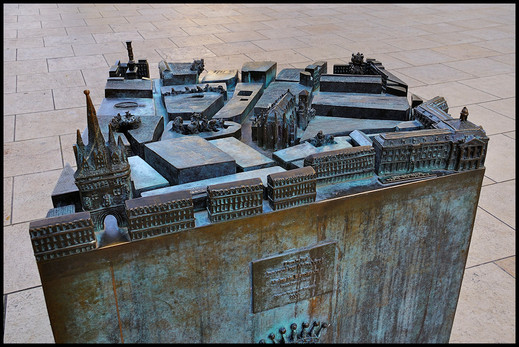 Plan-relief du quartier - Bordeaux