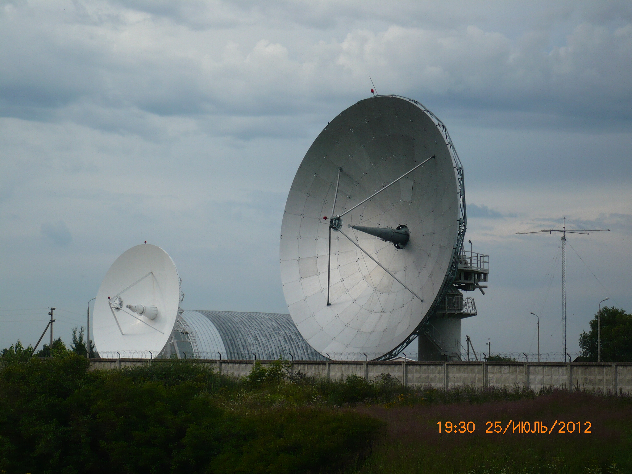 Big satellite dish