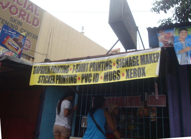 Tarpaulin Printing - Quezon City | store / shop