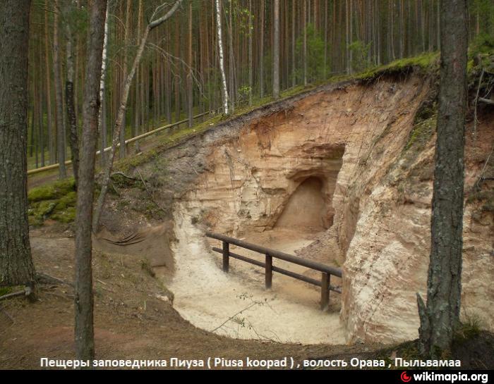 Пещеры заповедника Пиуза ( Piusa koopad )