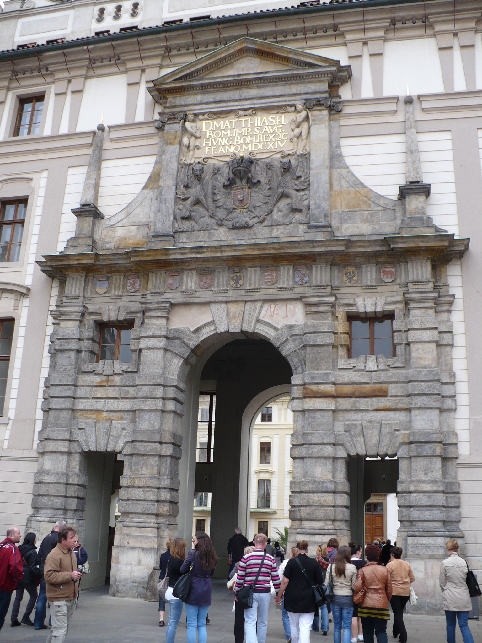First courtyard - Prague