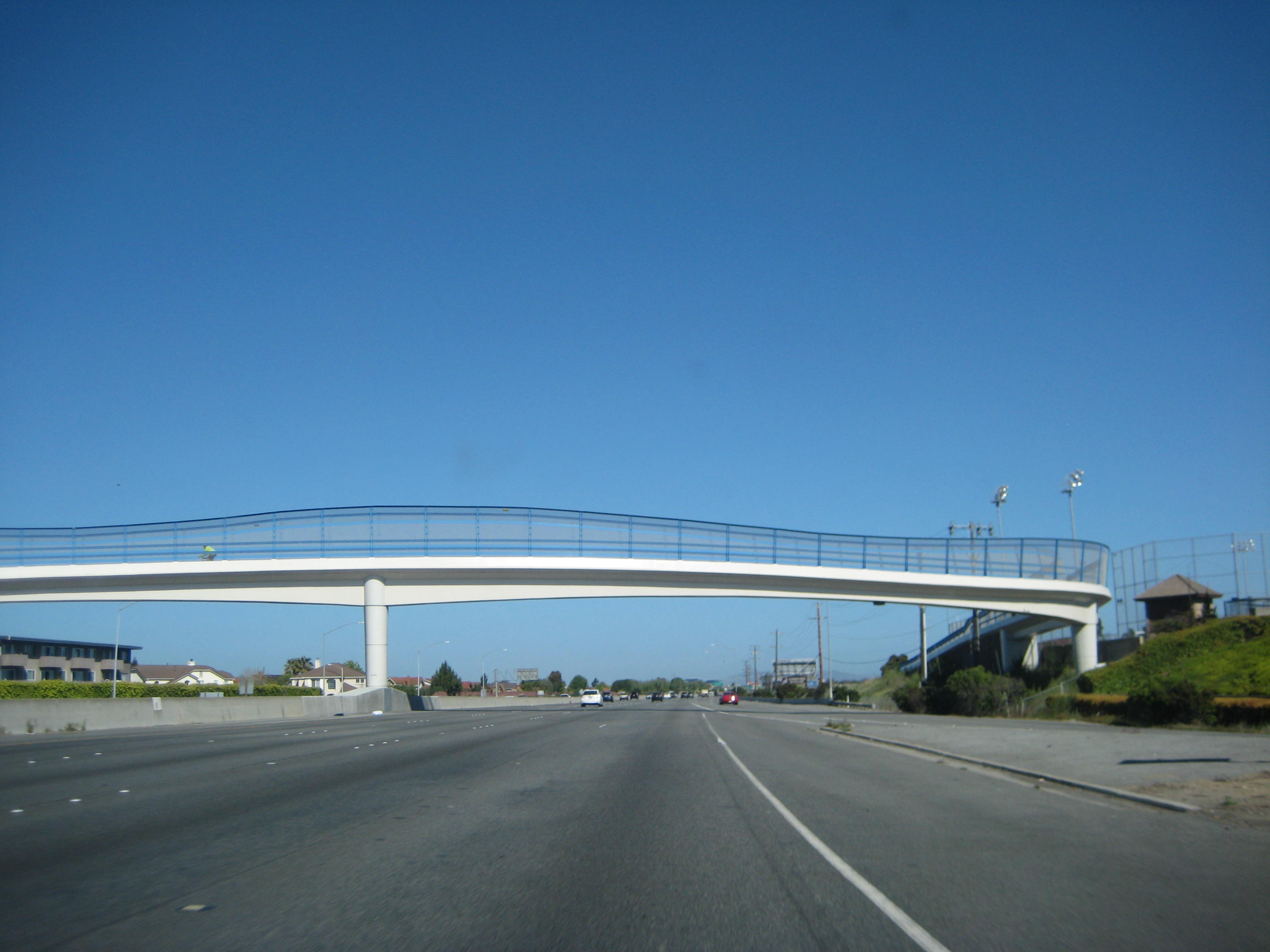 Pedestrian Overcrossing - San Mateo, California | pedestrian bridge