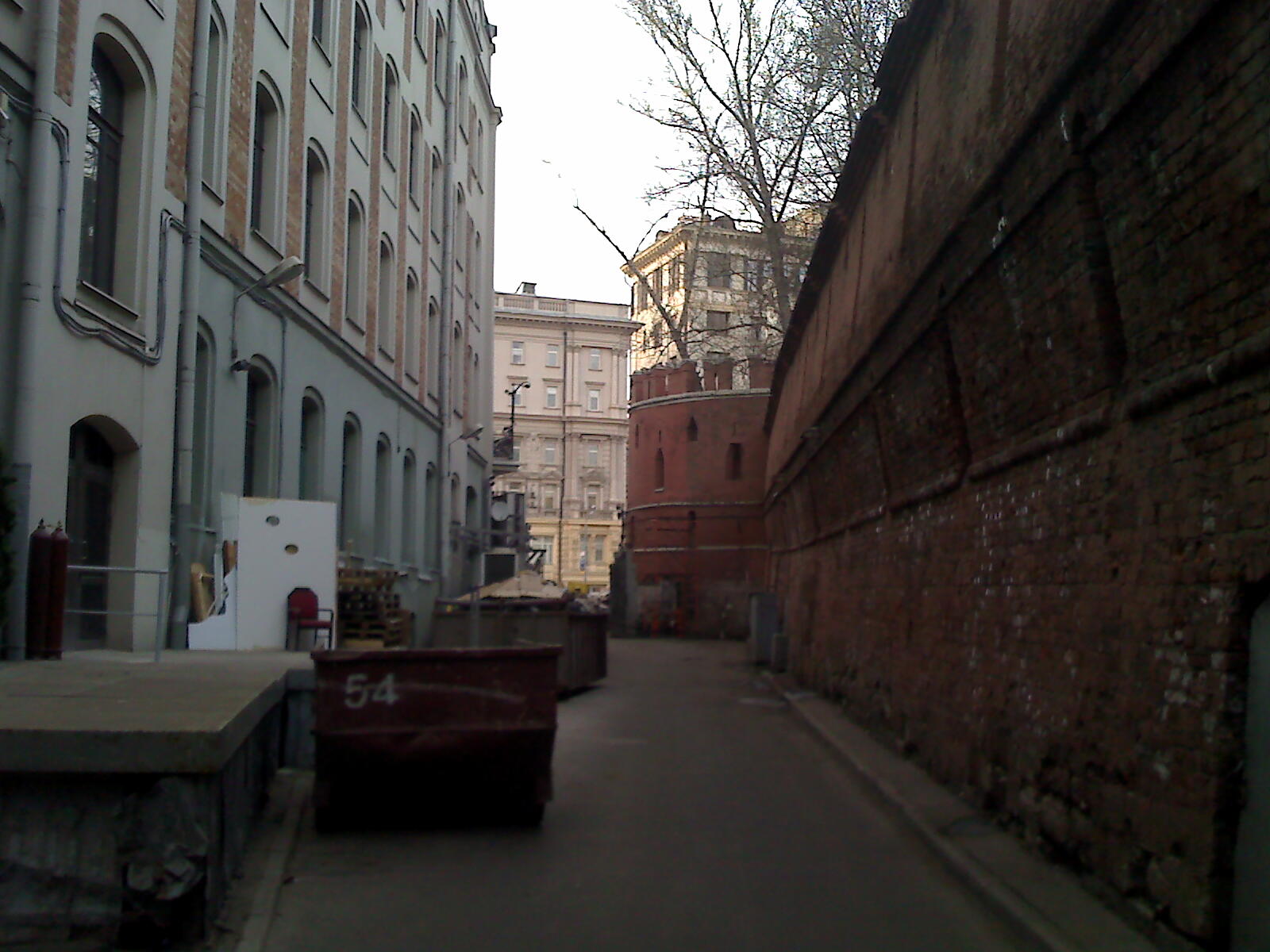 Section of the historic Kitai Gorod wall and towers - Moscow