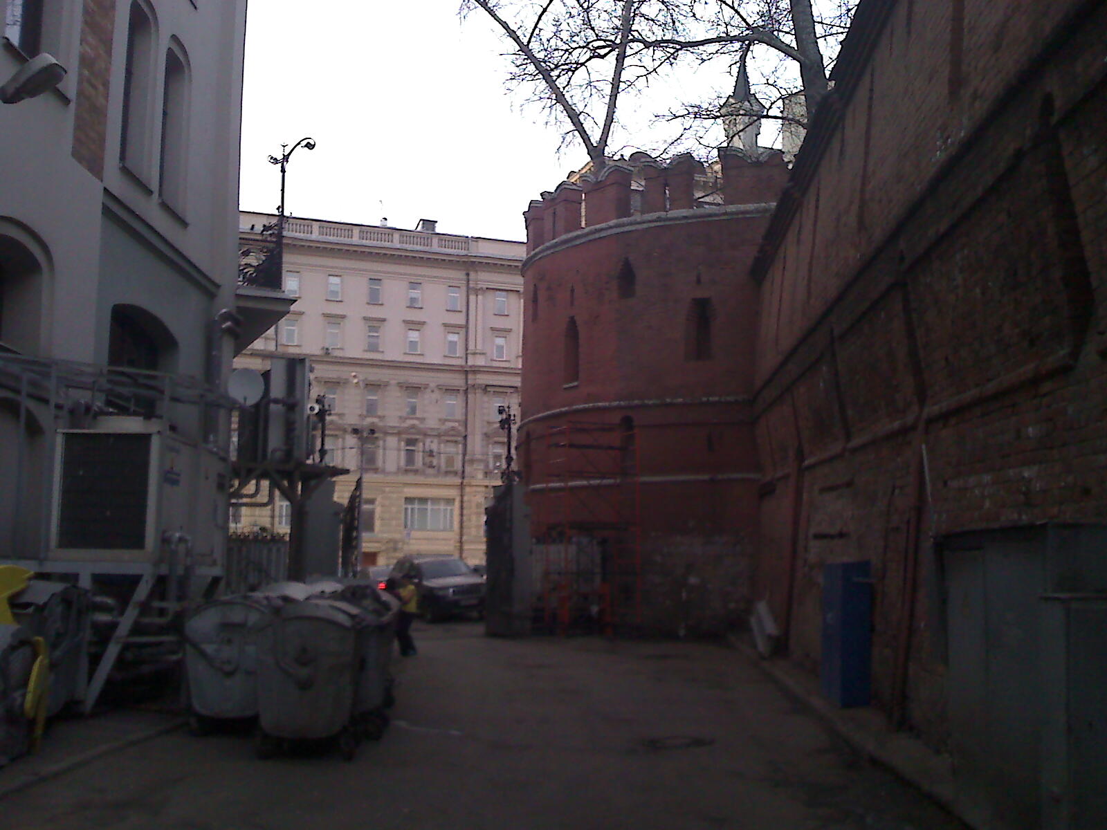Section of the historic Kitai Gorod wall and towers - Moscow