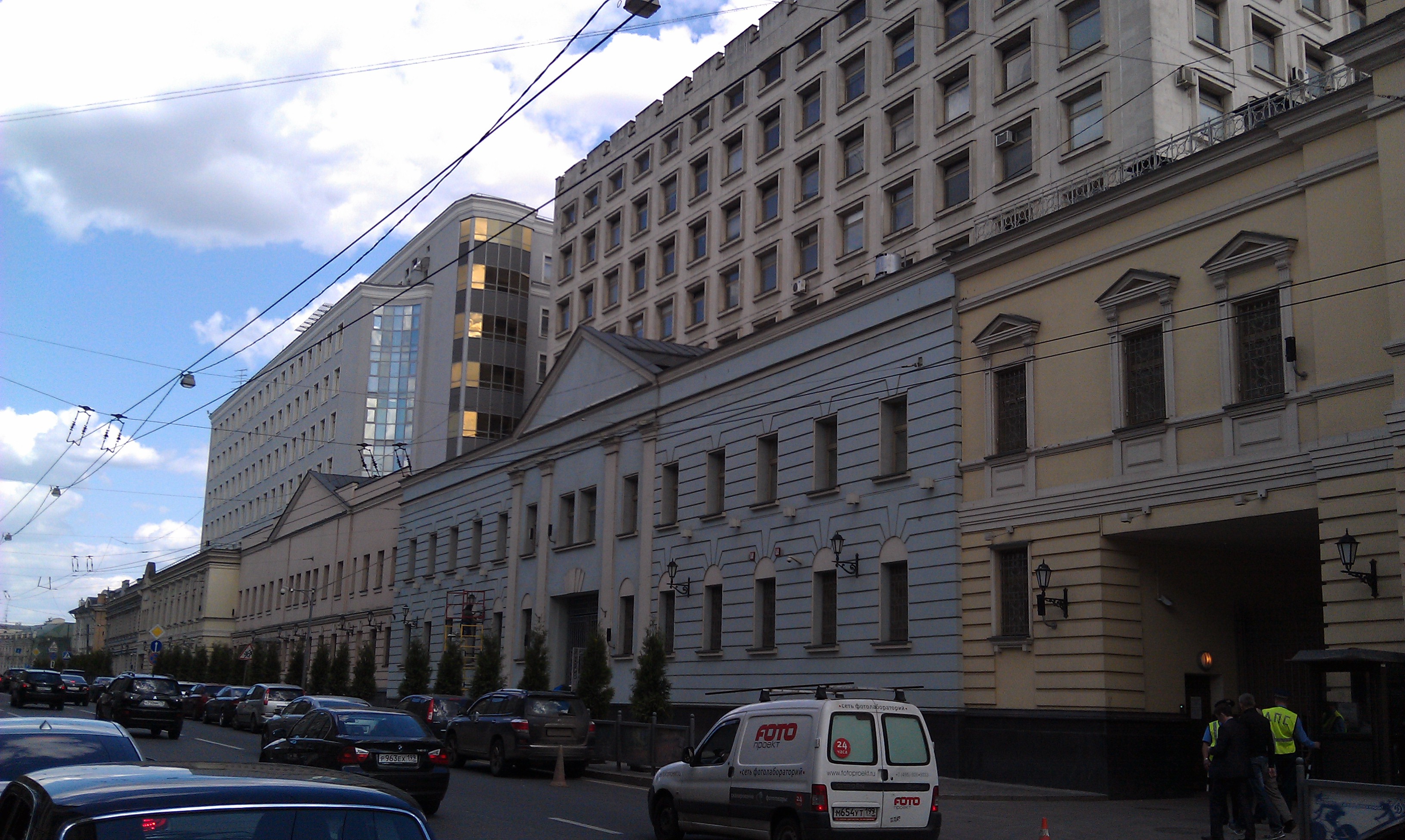The headquarters of the Federal Security Service of Russia in Moscow ...
