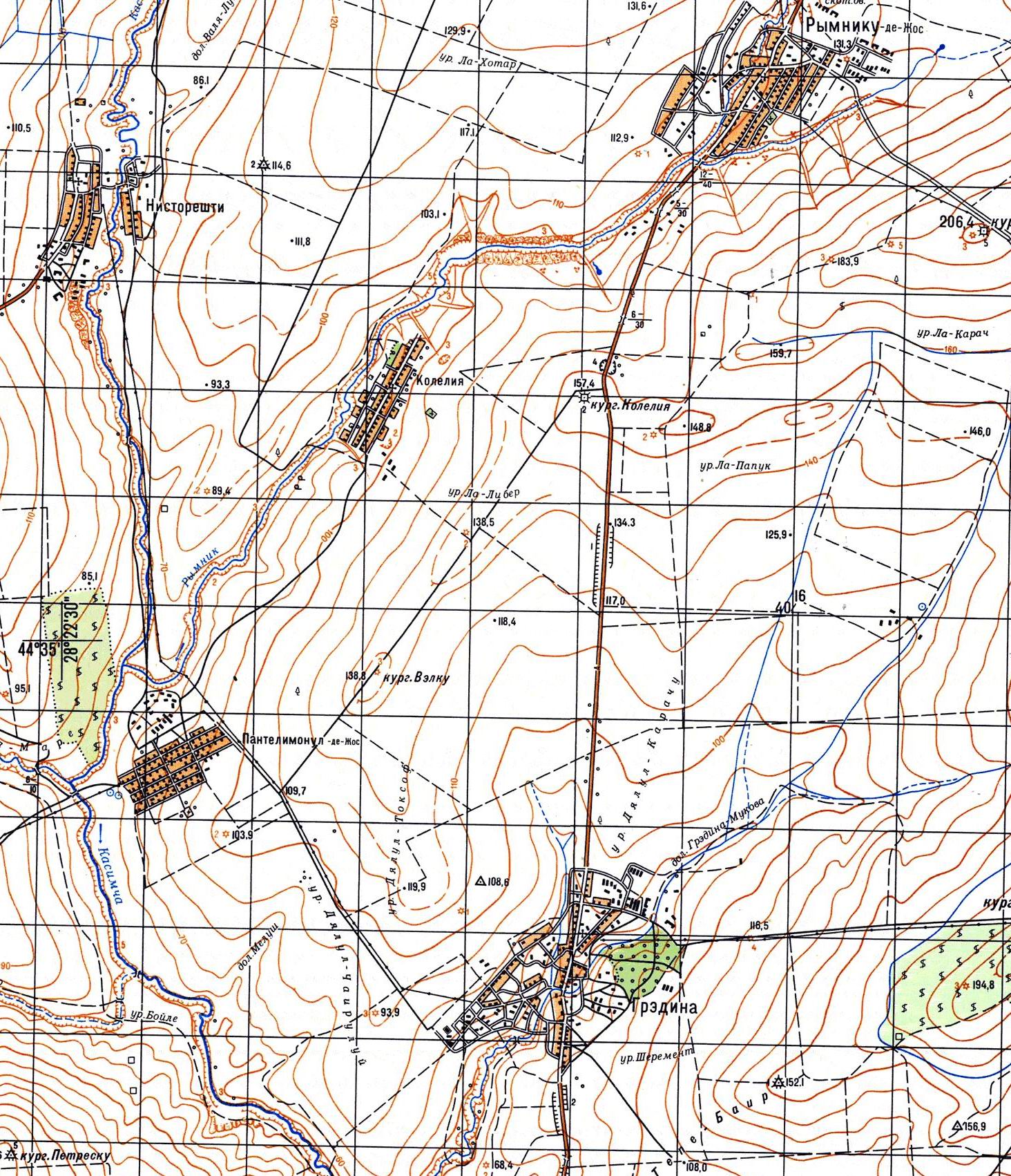 Ruins of former village Colelia