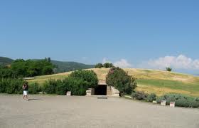 The cemetery of tumuli
