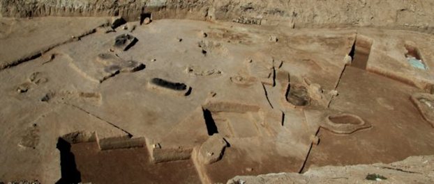 The cemetery of tumuli