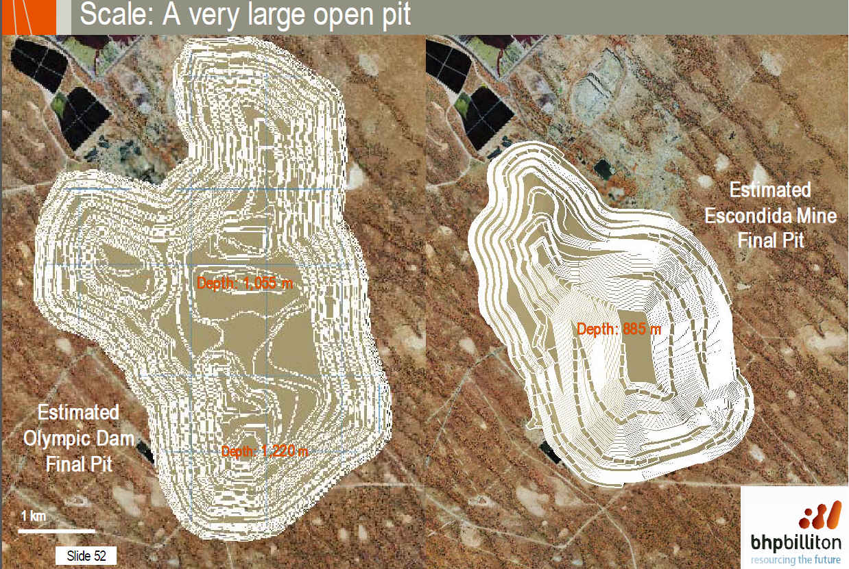 Proposed Open Pit | production, open-pit mine