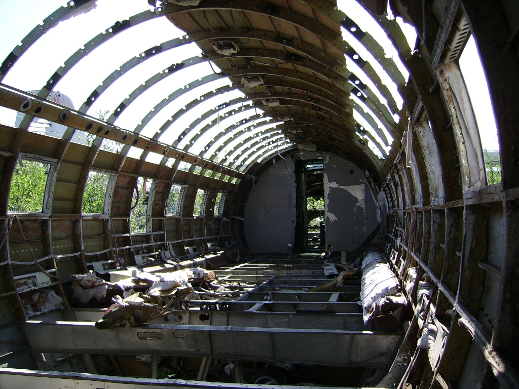 Fixed-wing cemetery - Chersky
