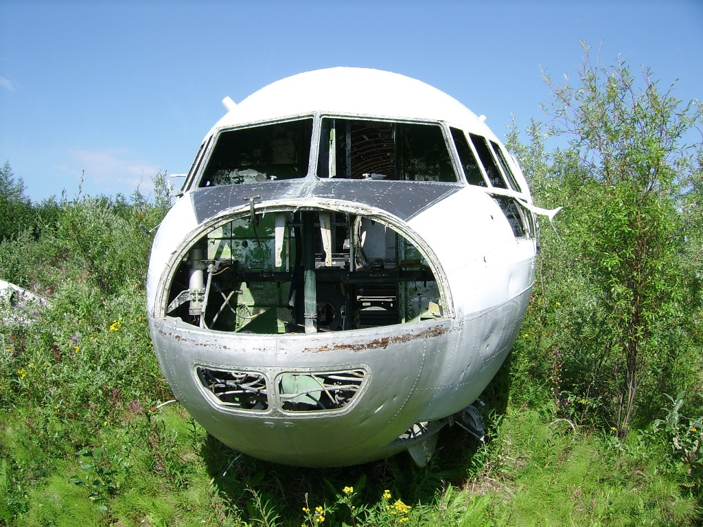 Fixed-wing cemetery - Chersky