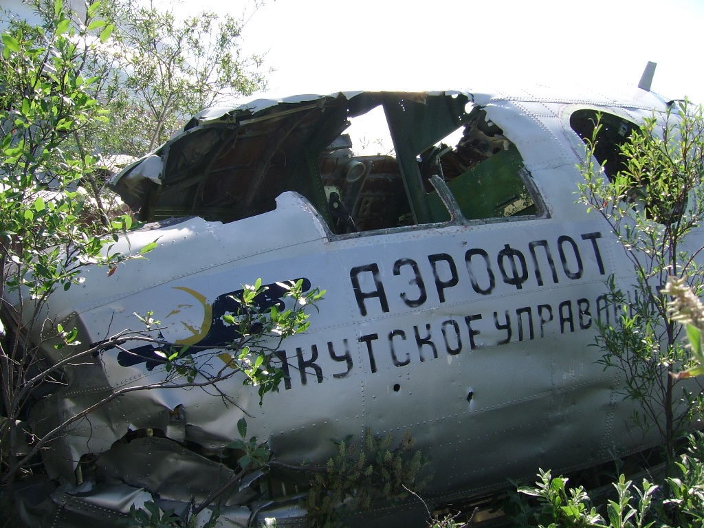 Fixed-wing cemetery - Chersky