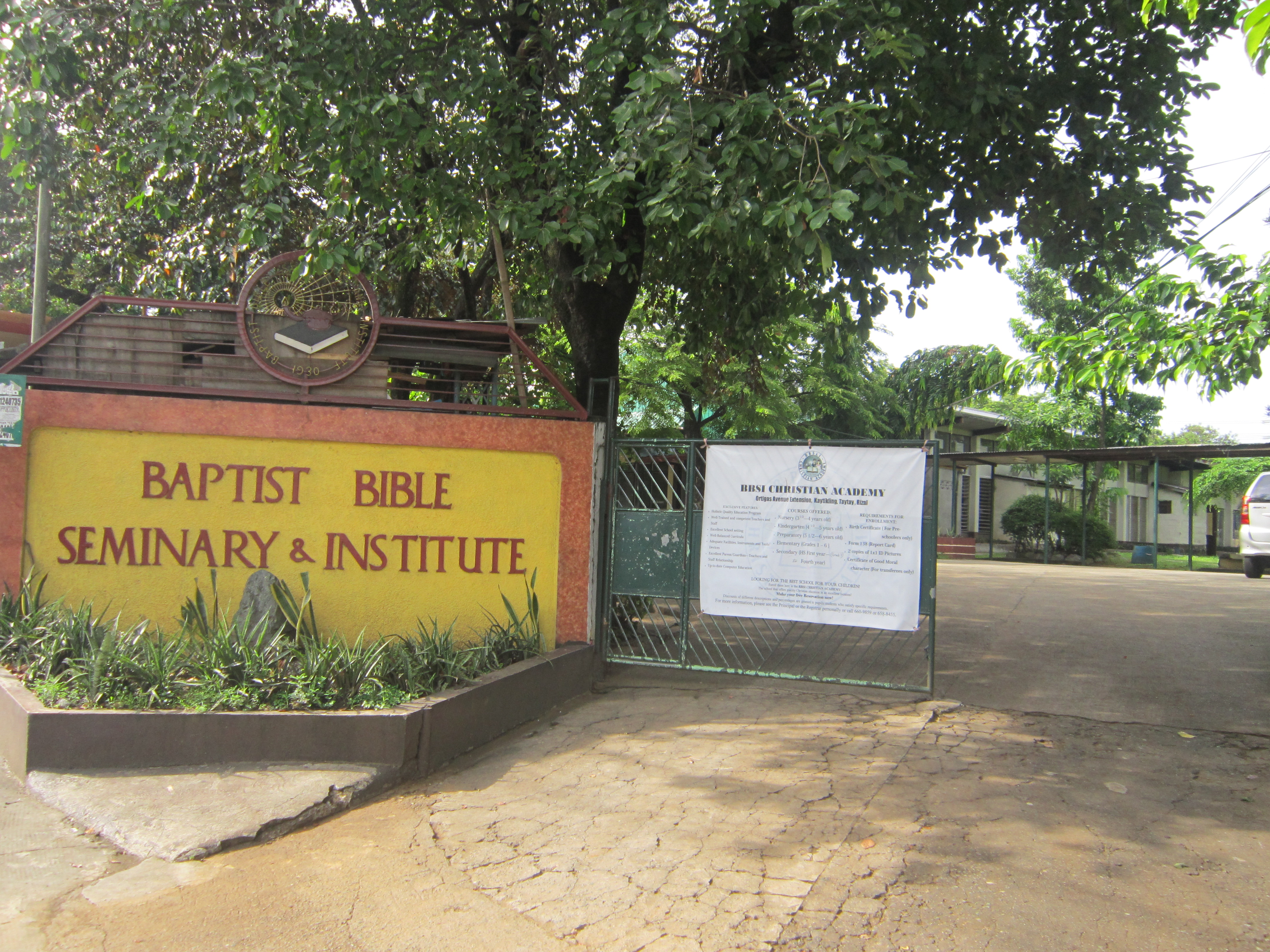 Baptist Bible Seminary Institute - Taytay