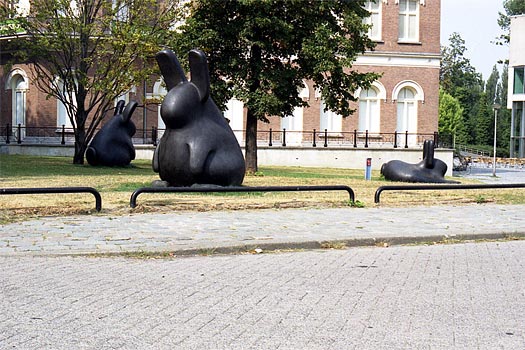 Rabbits sculptures - Rotterdam