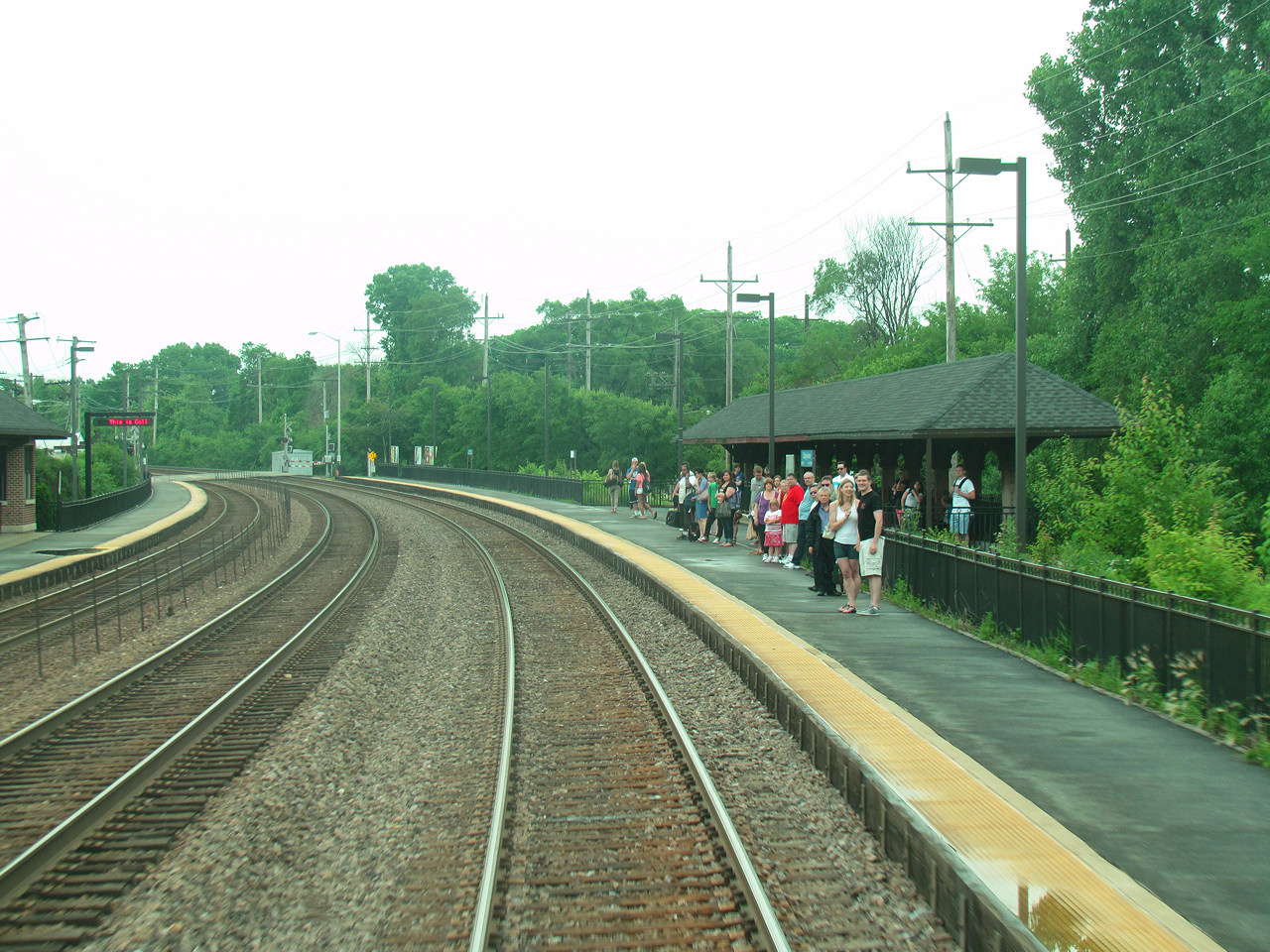 College Avenue Metra Station - Wheaton, Illinois