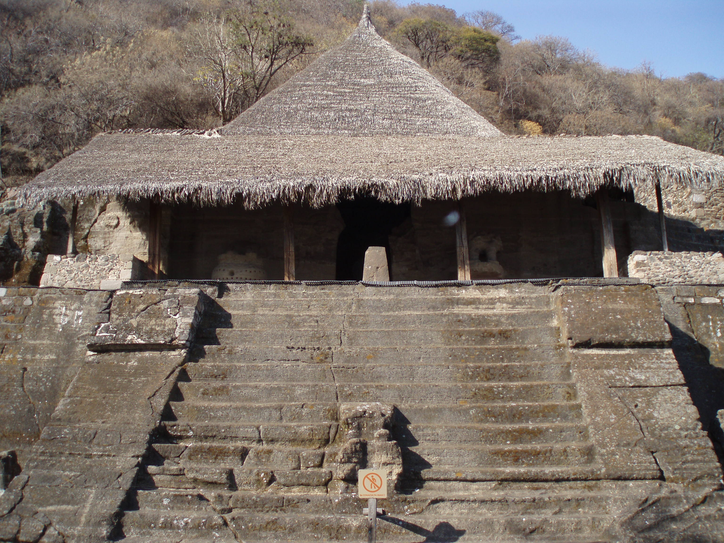Aztec temple of Malinalco - Малиналько | historic ruins