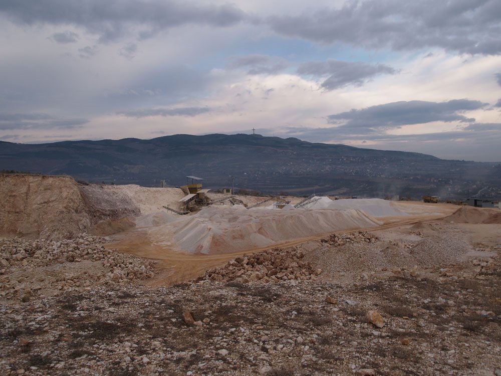 Open pit mine