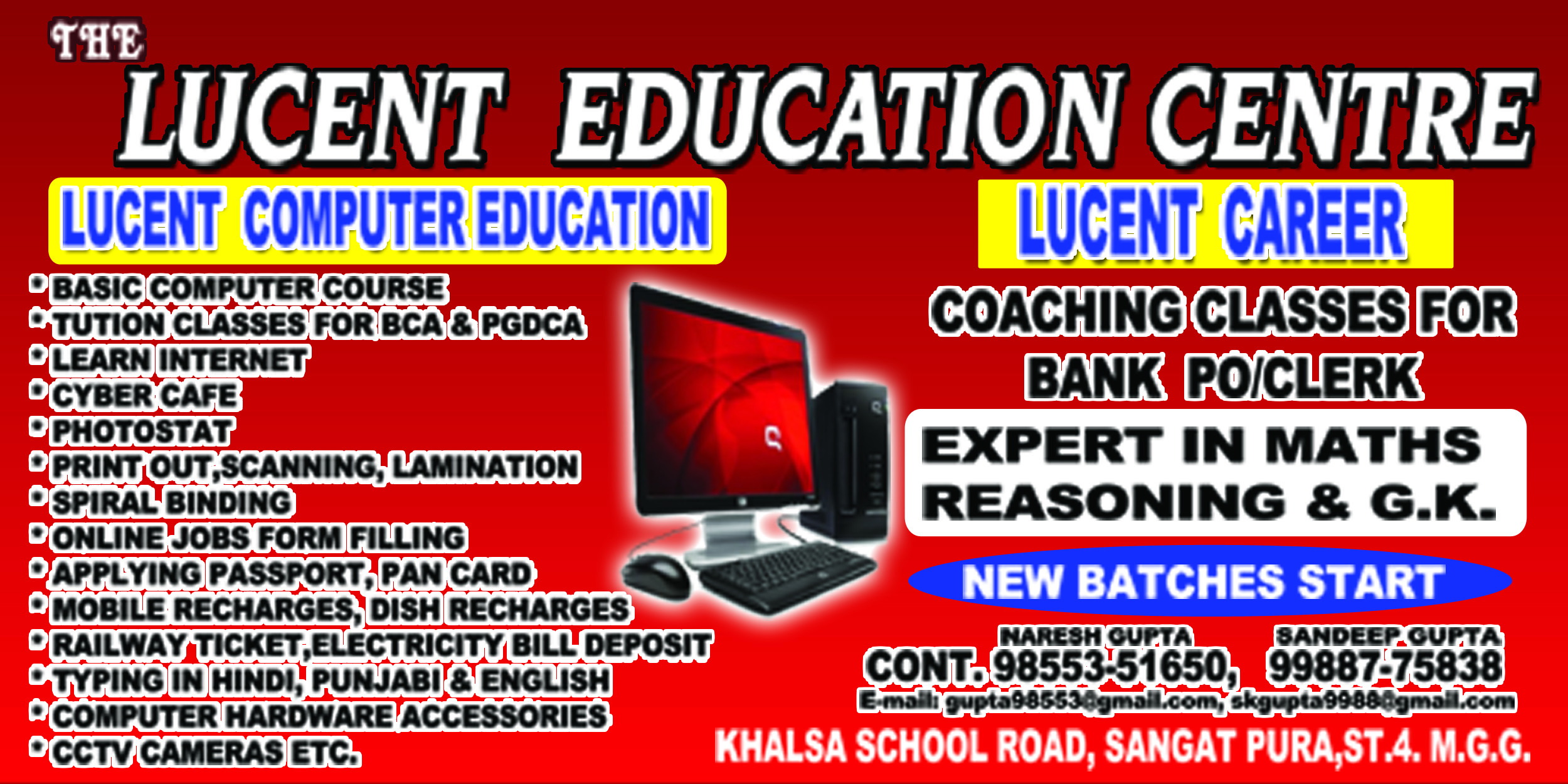 LUCENT EDUCATION CENTRE - Mandi Gobindgarh