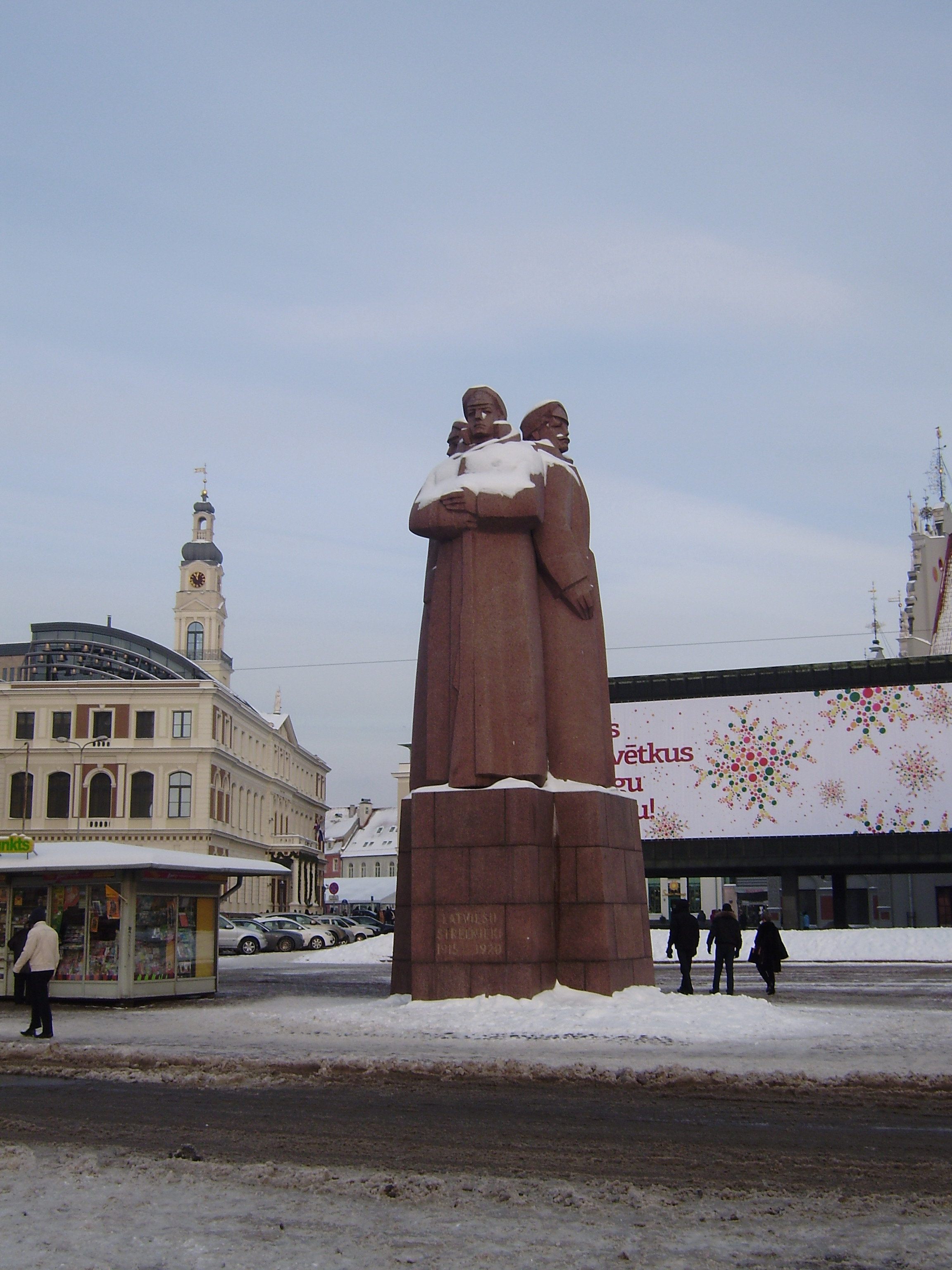 Monument to Latvian Riflemen - Riga