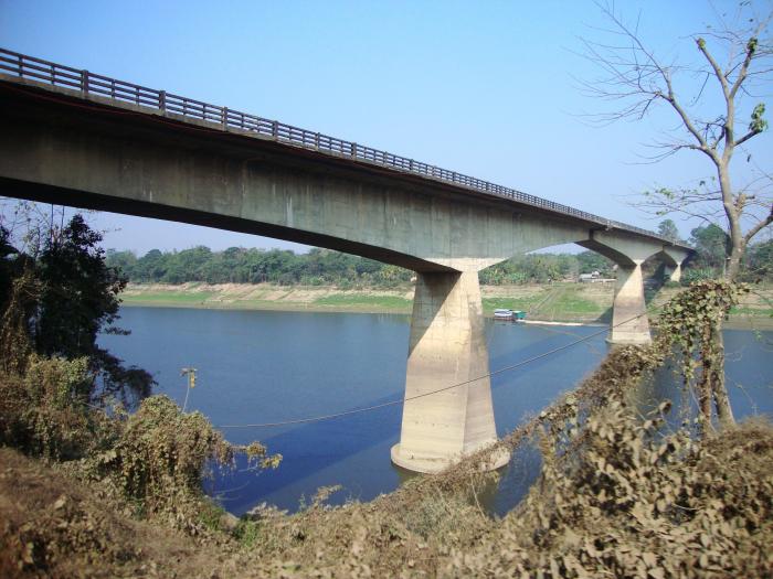 Barak River Roadway Bridge at Badarpur