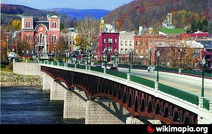 Court Street Bridge - Vlllage of Owego, New York
