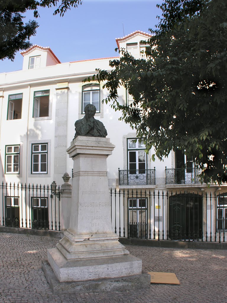 Monument to Portuguese actor Augusto Rosa - Lisbon