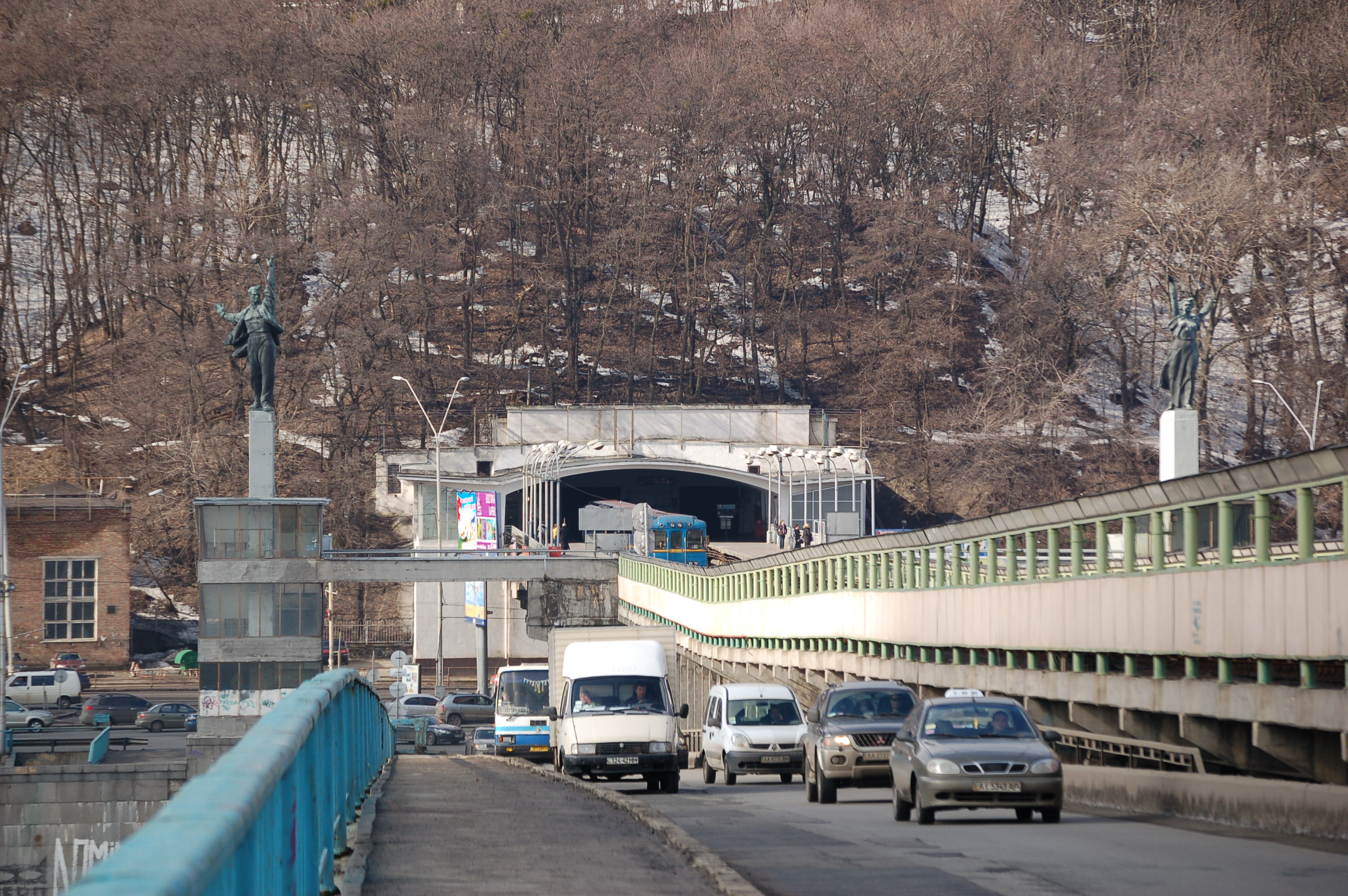 Dnipro metro station - Kyiv