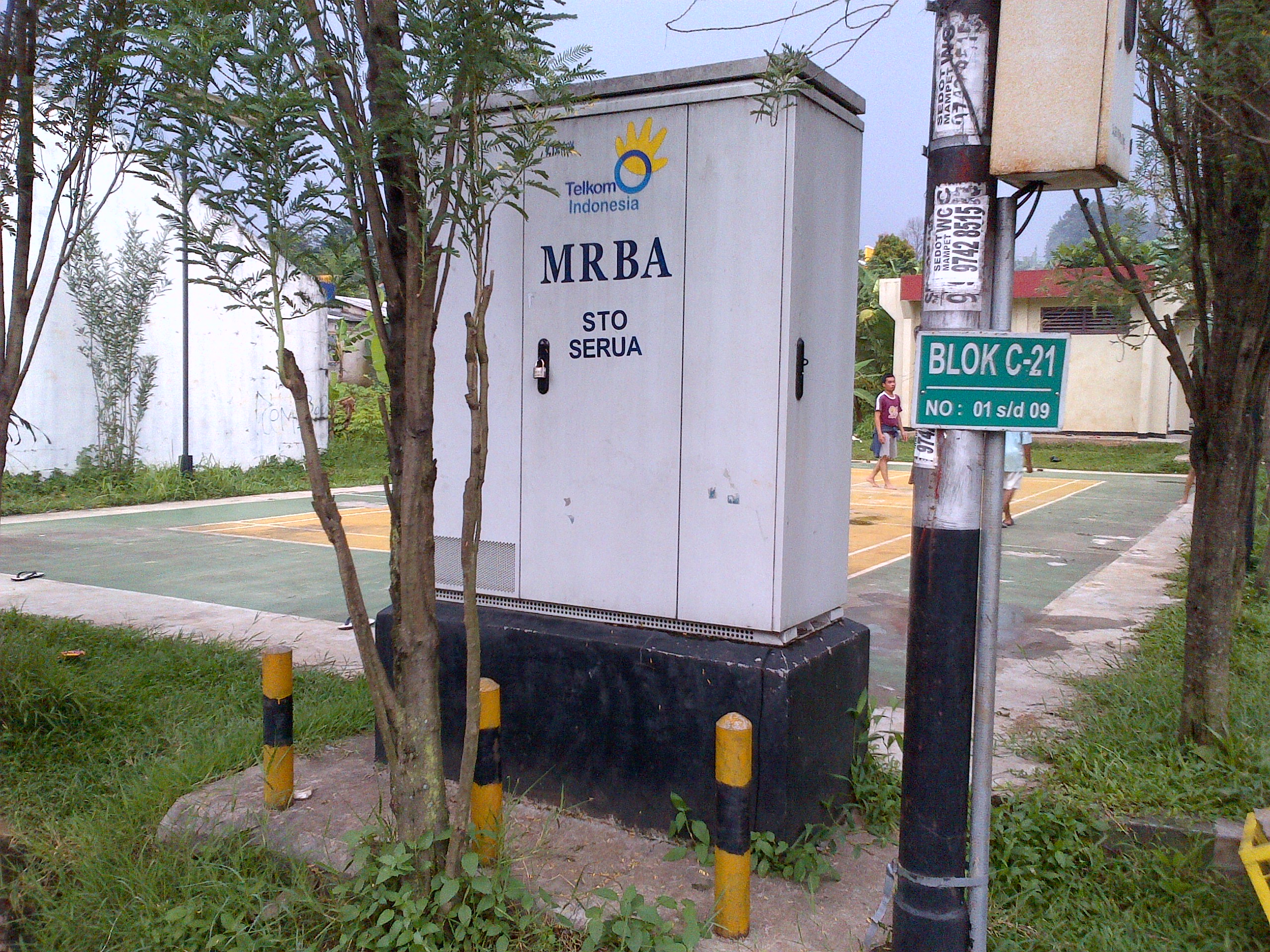 Gardu Telkom MRBA STO Serua - Tangerang Selatan