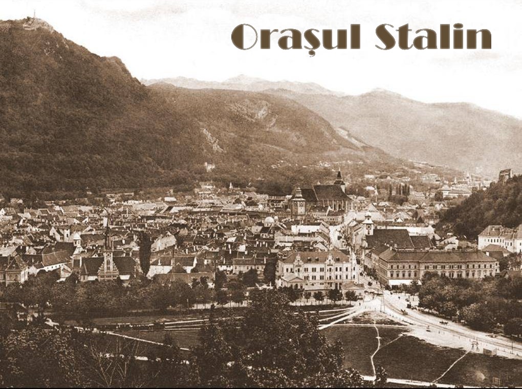 STALIN - Stalin City name written on Tâmpa