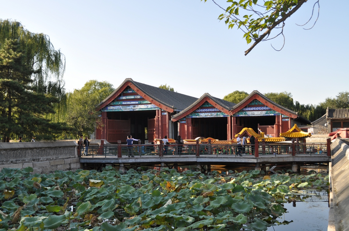 Boathouses for Imperial Pleasure Barges - Beijing
