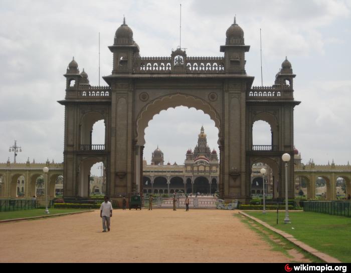 Mysore Palace East Gate - Mysuru
