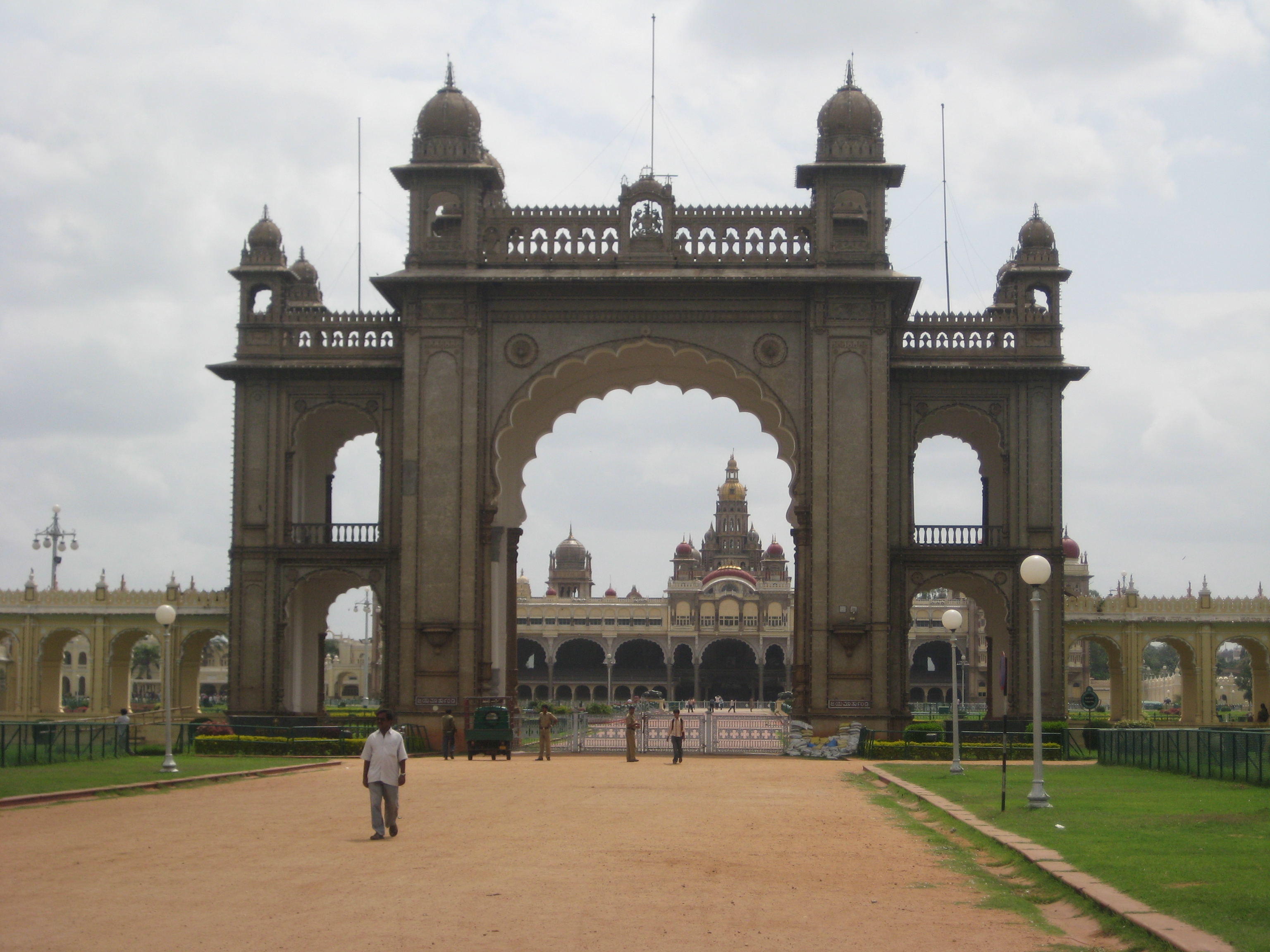 Mysore Palace East Gate - Mysuru