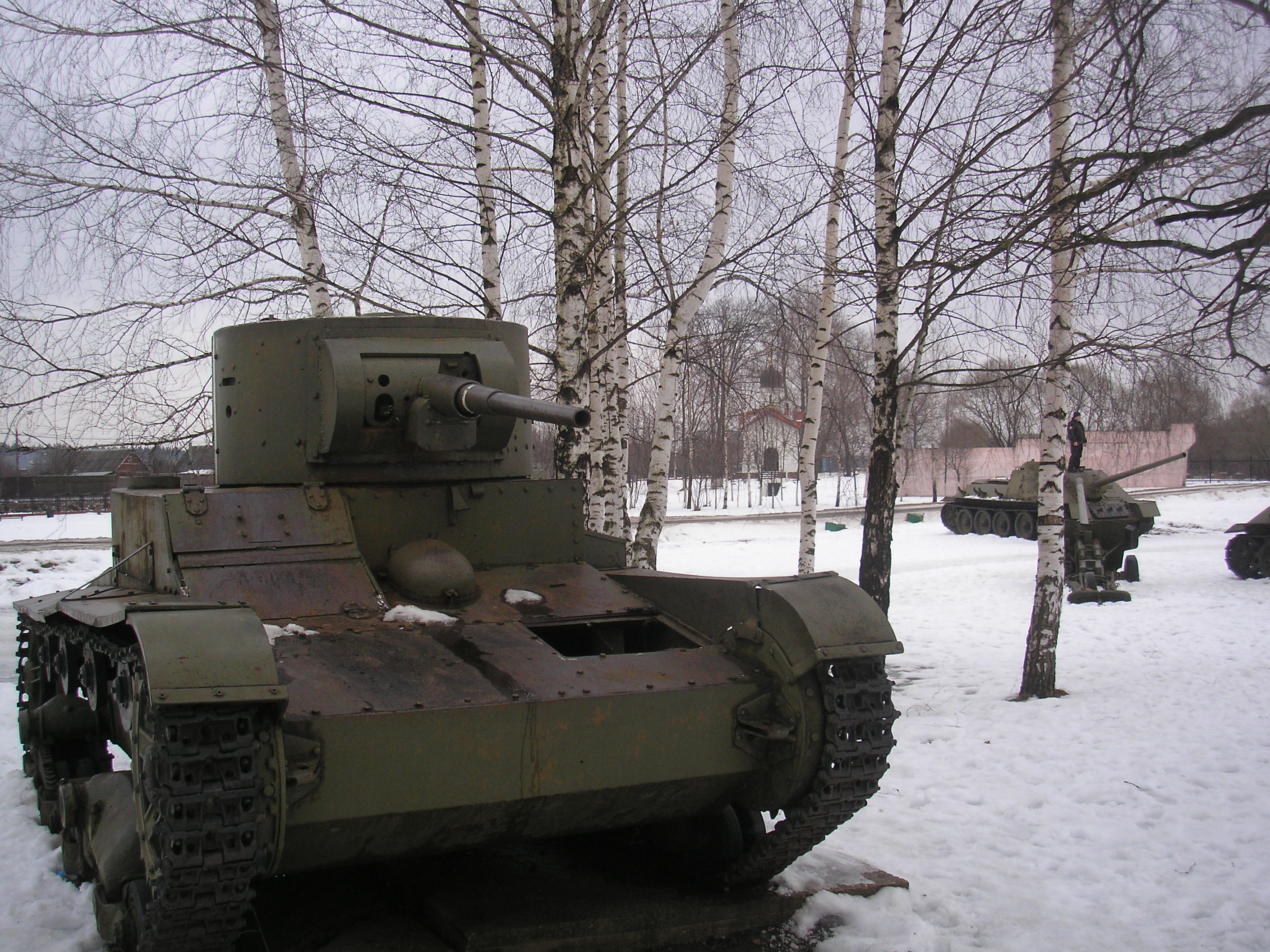 T-26 light infantry tank - Lenino