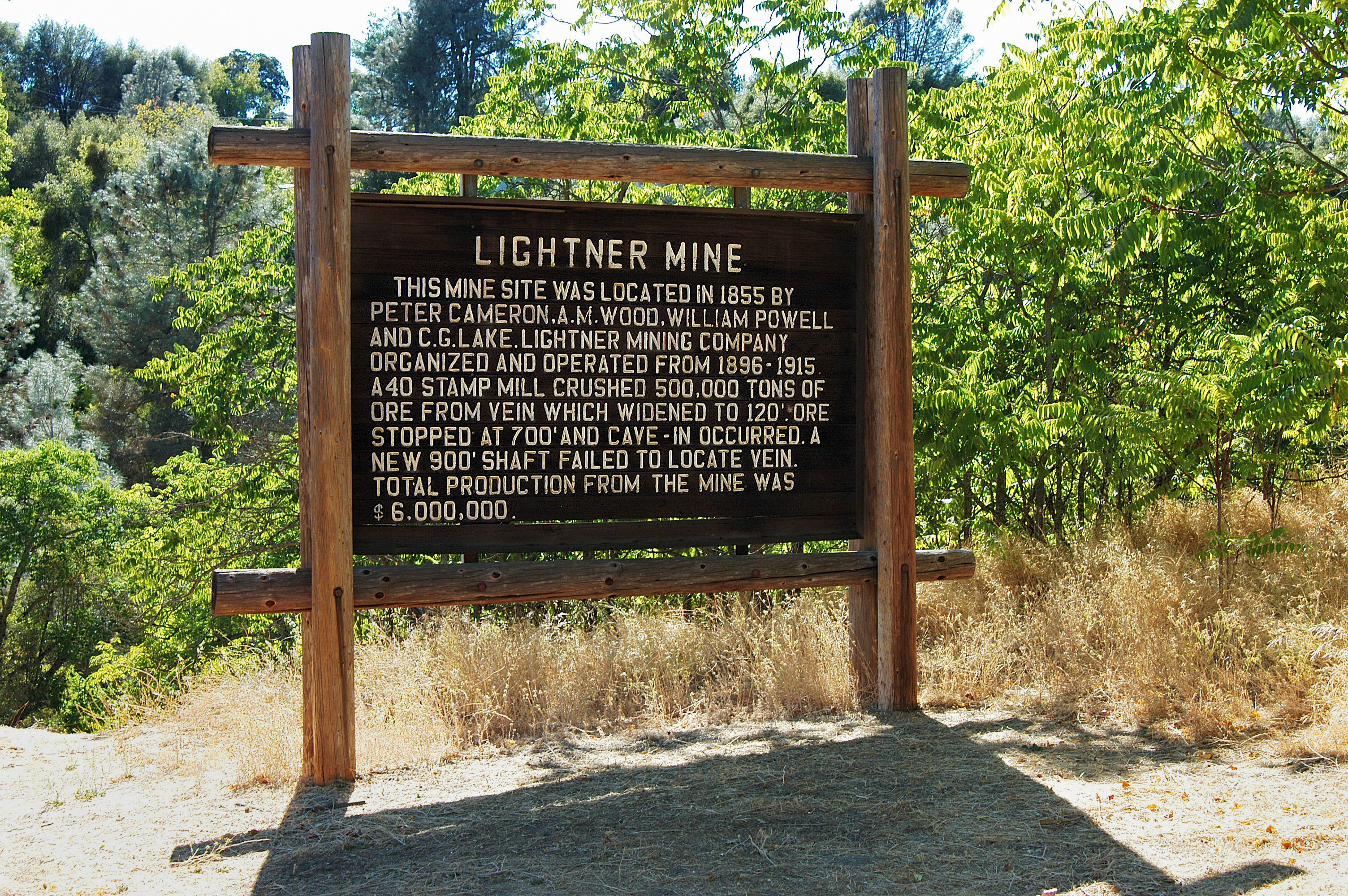 Lightner Mine - Angels Camp, California