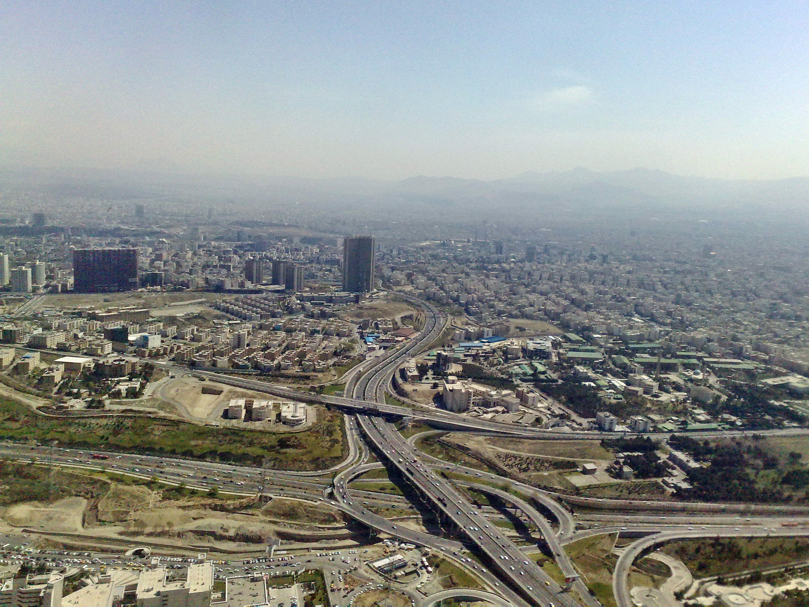 Chamran and Resalat intersection - Tehran