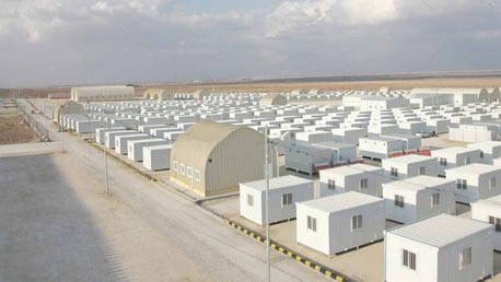 Azraq camp for Syrian refugees