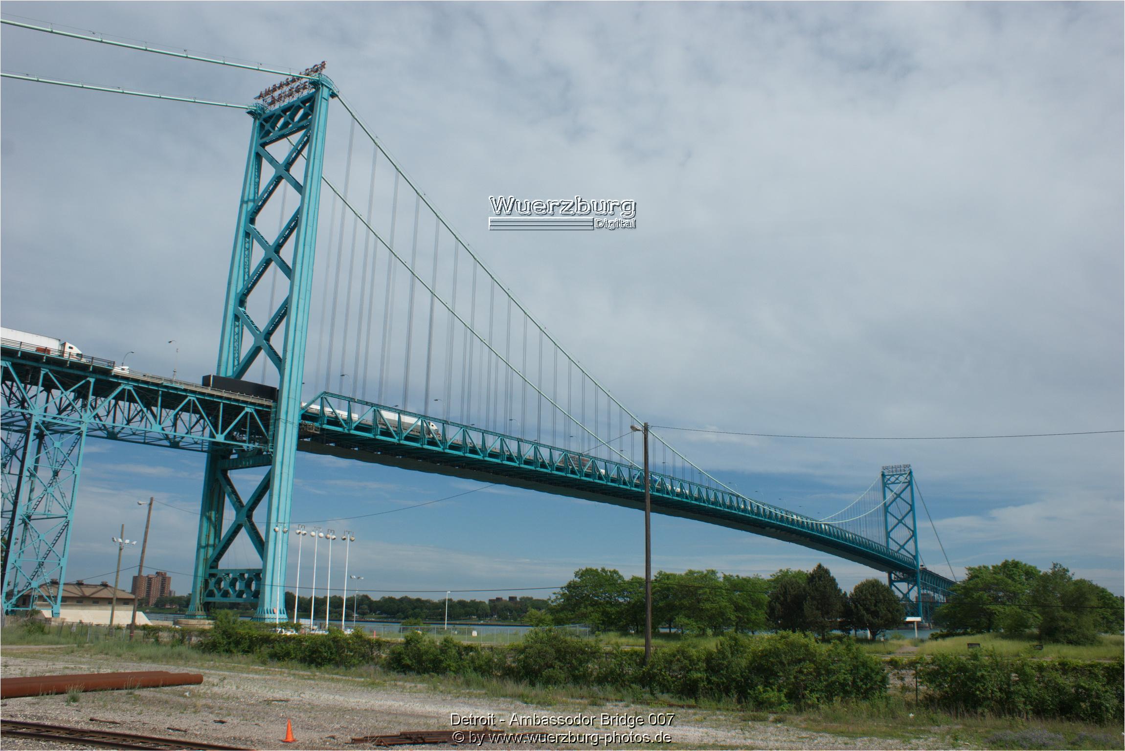 Ambassador Bridge | road bridge, toll bridge, suspension bridge