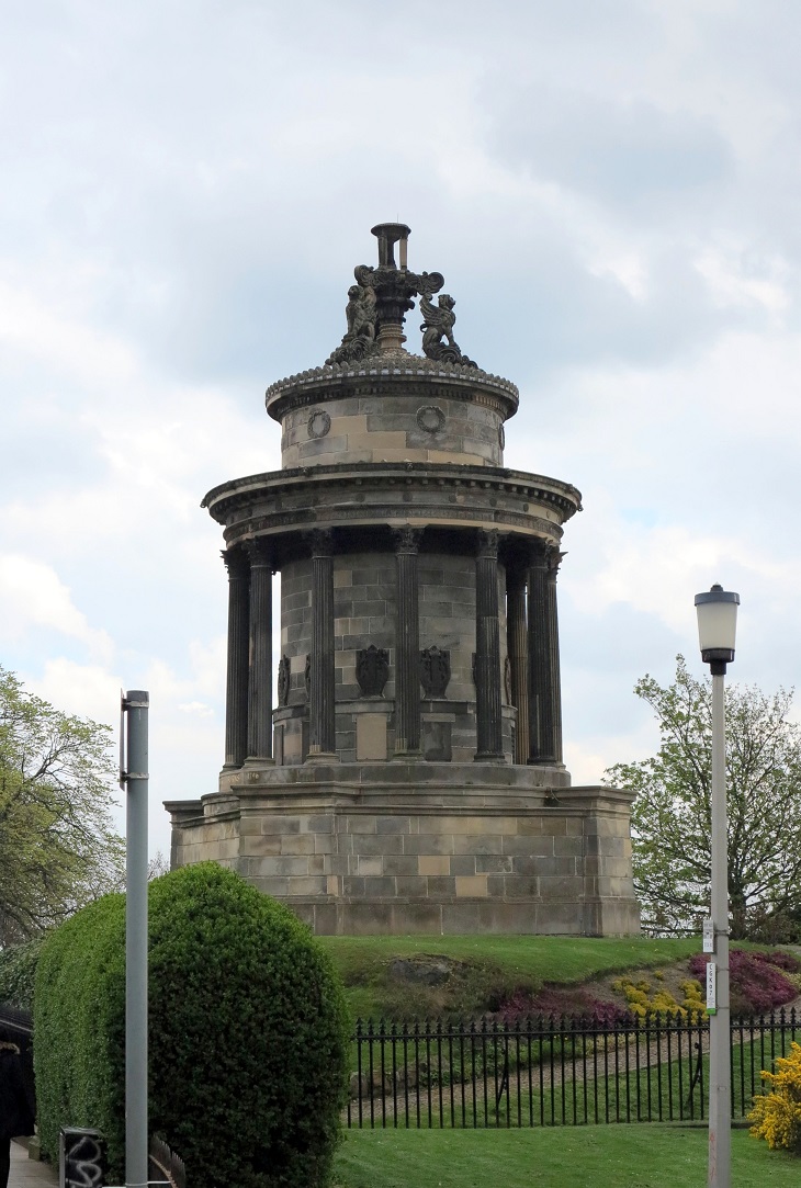 Burns monument - Edinburgh | Grade I Listed (UK), tourist attraction