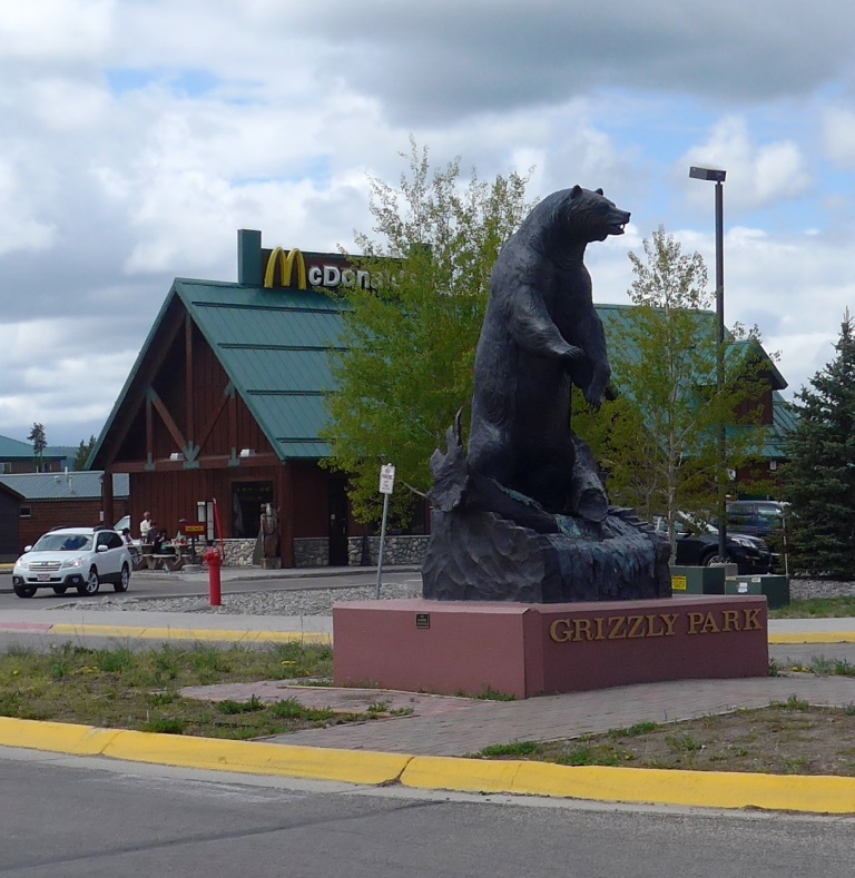 Statue of Grizzly Bear - West Yellowstone, Montana
