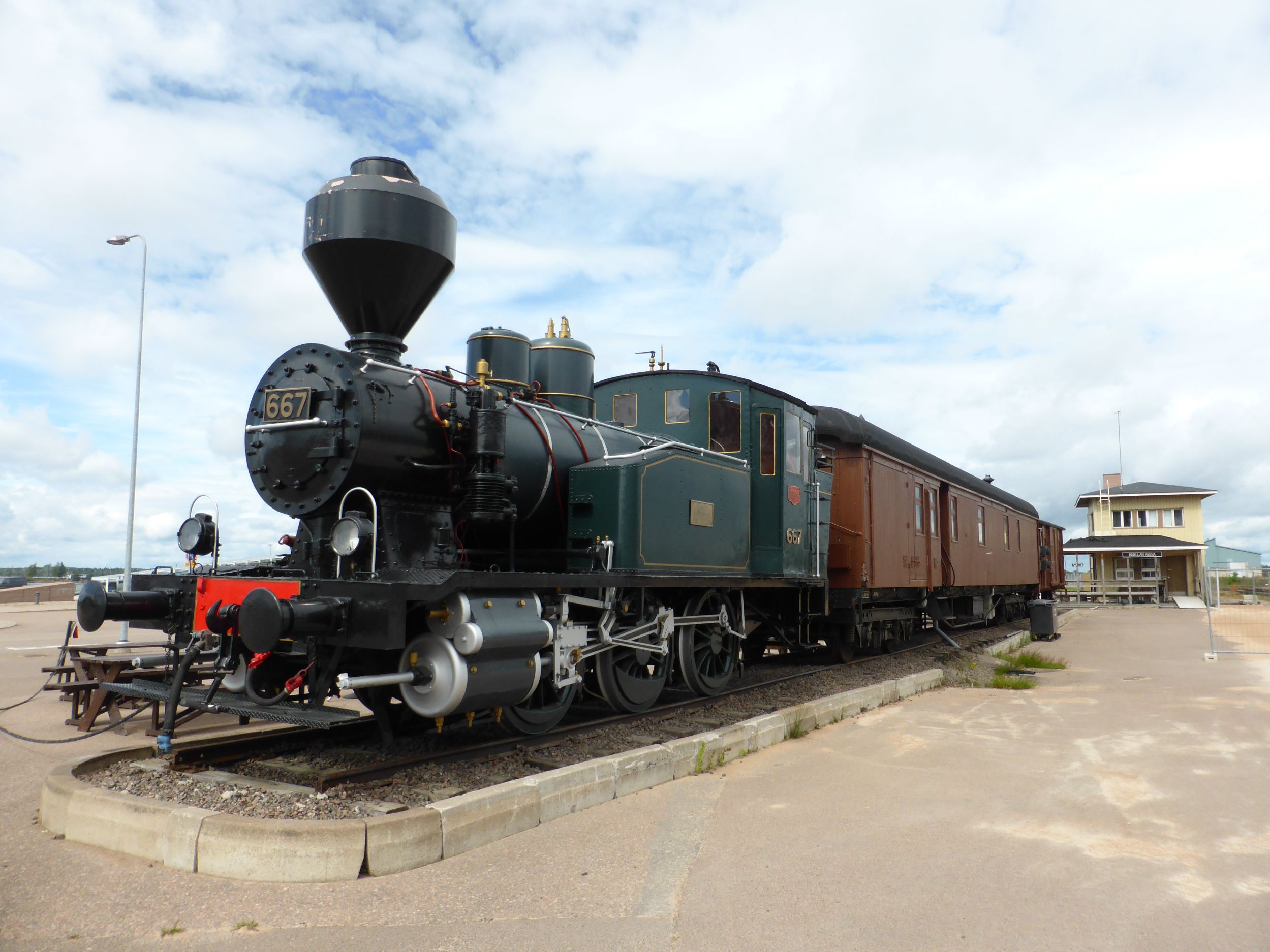 Steam Locomotive Vr1-667 - Kotka
