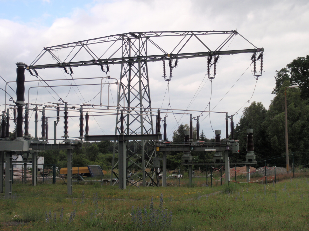 Umspannwerk - Rheinsberg | Schaltstation / Umspannwerk, Eingezäuntes Gebiet