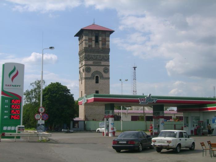 Tatnafta No. 155 gas station - Pyriatyn