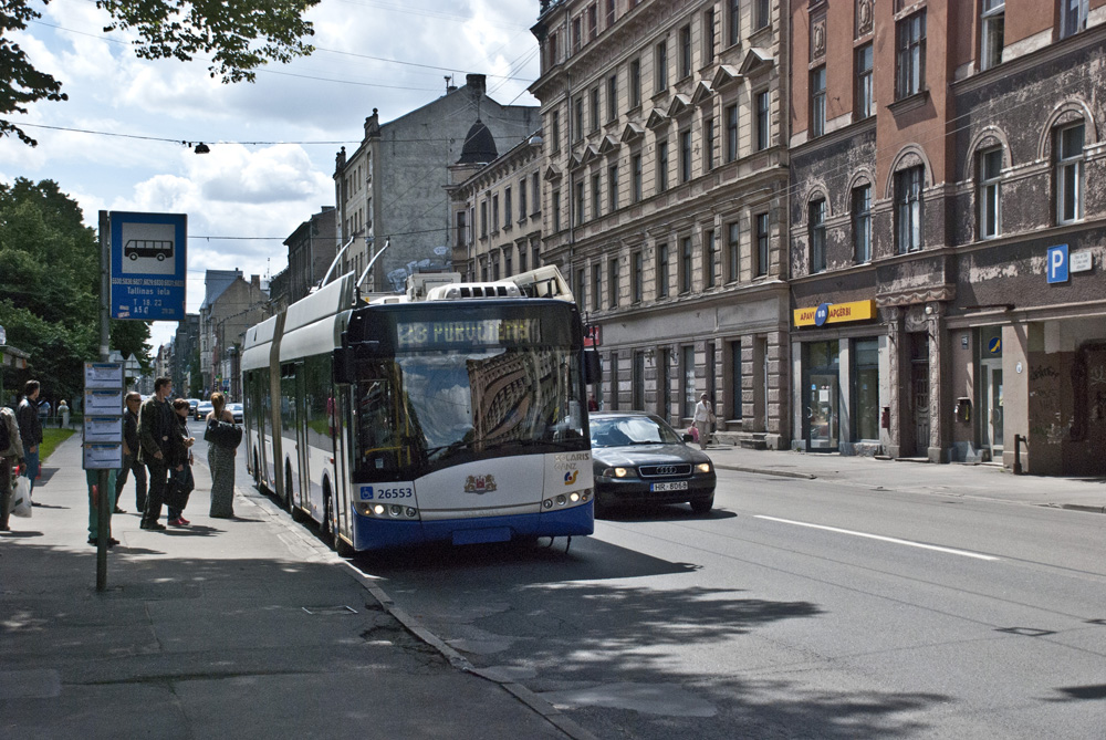 Bus/ Trolleybus stop "Tallinas iela" - Riga