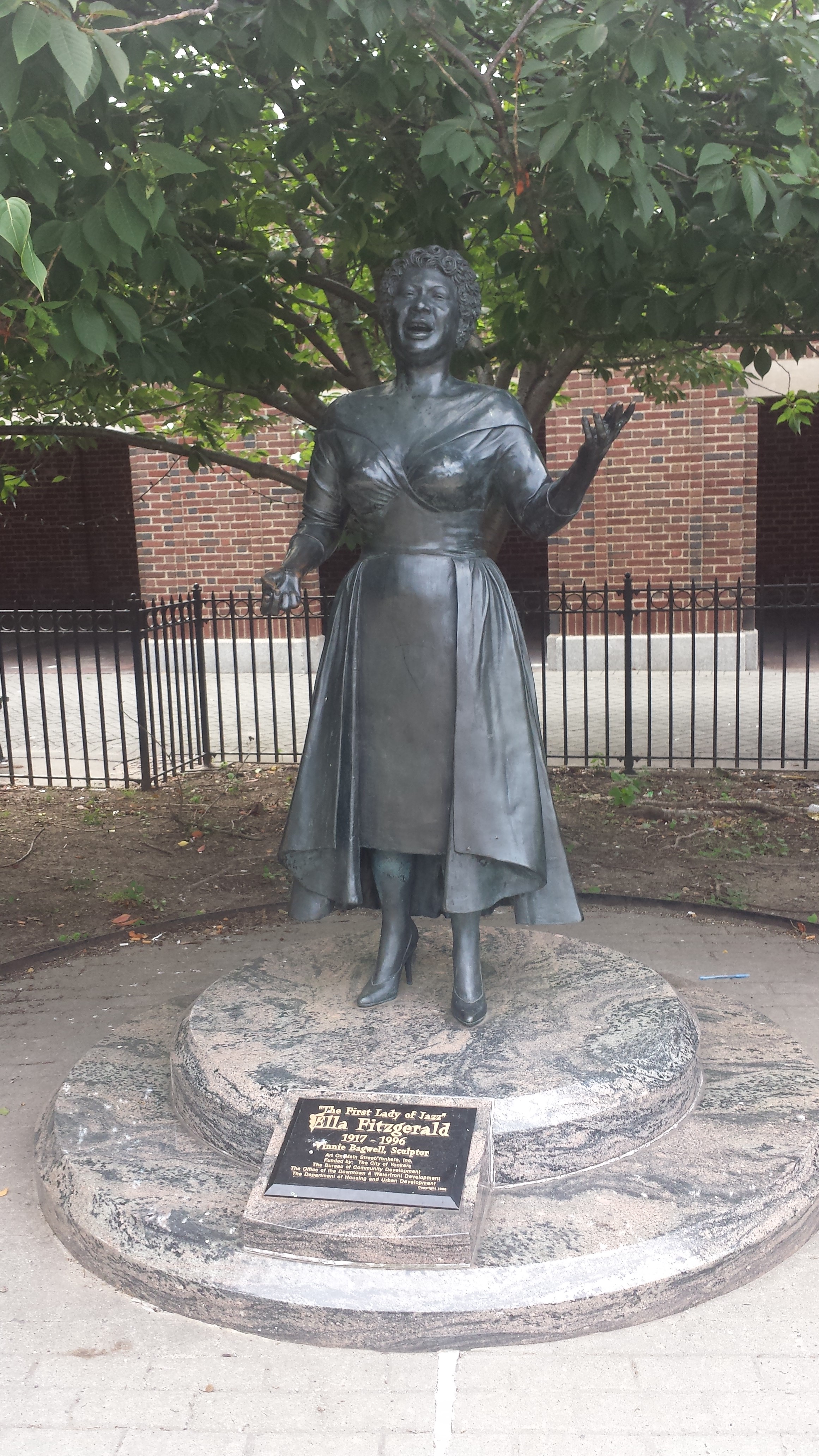 Ella Fitzgerald statue - Yonkers, New York
