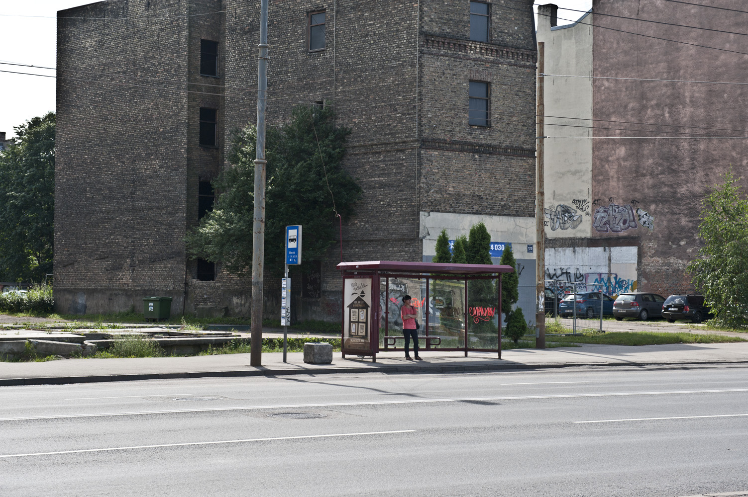 Bus stop "Tallinas iela" - Riga