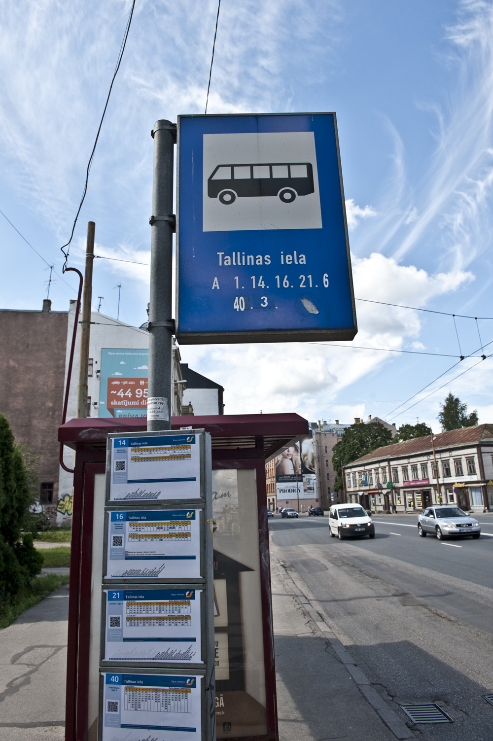 Bus stop "Tallinas iela" - Riga