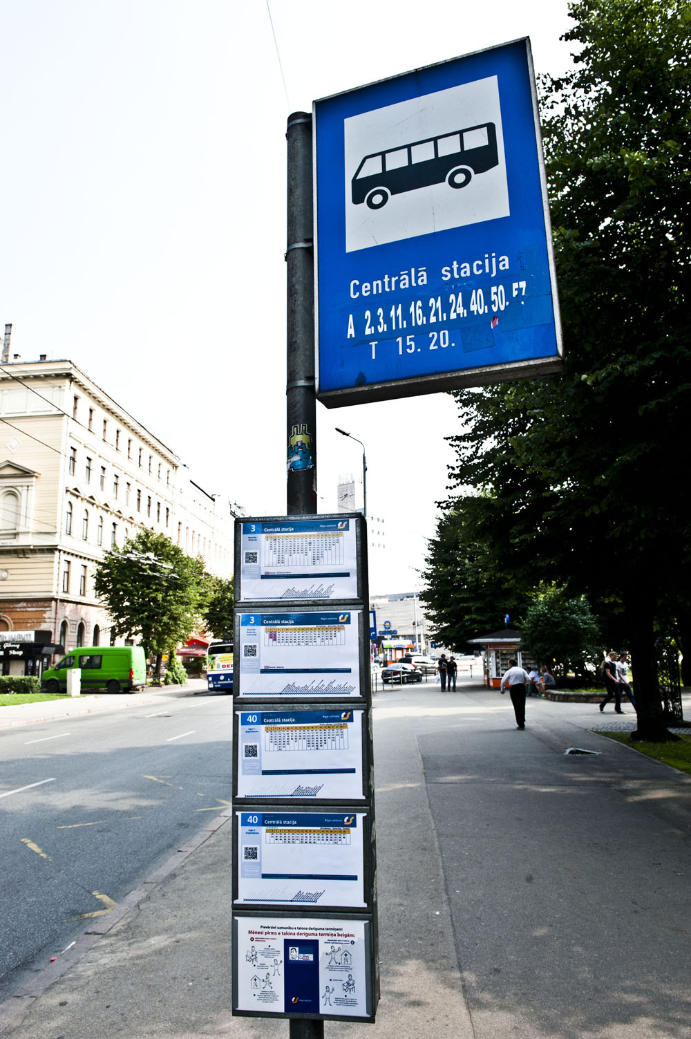 Autobusu pietura "Centrālā stacija" - Rīga