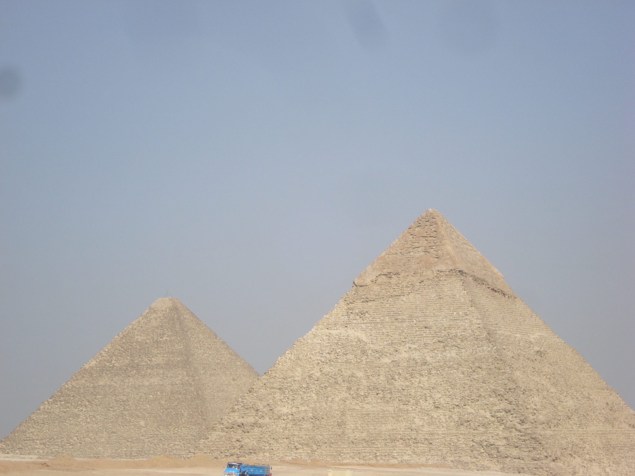 Panoramic View of Three Pyramids - Giza