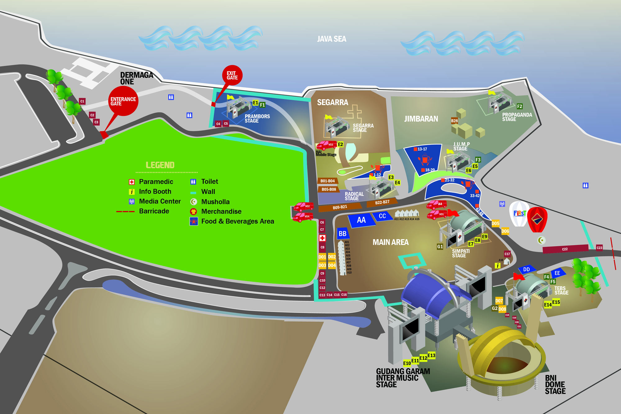 Pantai Carnaval Ancol - Jakarta